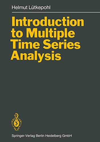introduction to multiple time series analysis lutkepohl helmut