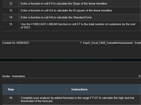 Solved Begin Tabular Cl 12 And Enter A Function In Cell F4