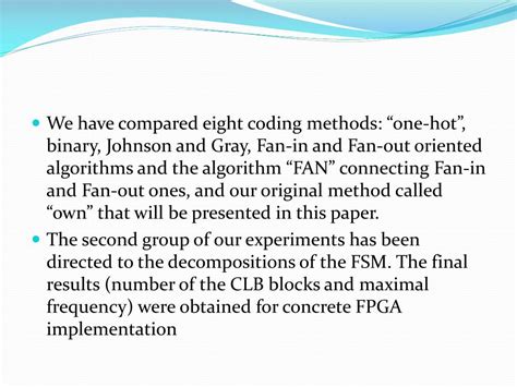 Ppt Implementation Of Fsm Int O Fpga Powerpoint Presentation Free Download Id 2392643