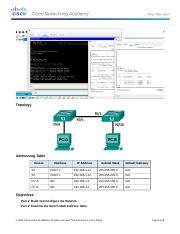 Lab Viewing The Switch MAC Address Table Docx Lab Viewing The Switch MAC