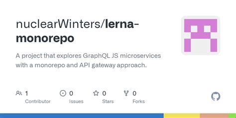 Github Nuclearwinterslerna Monorepo A Project That Explores Graphql Js Microservices With A