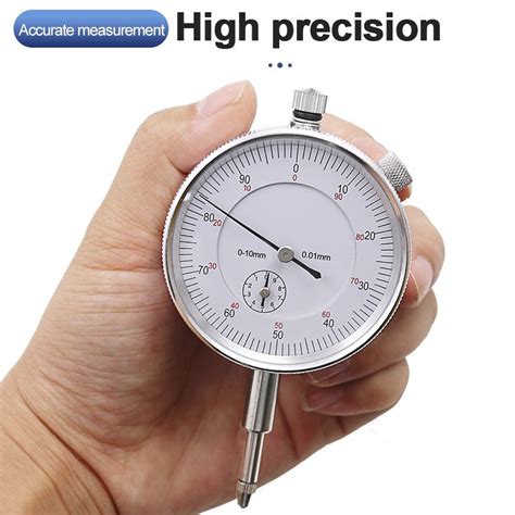 Dial Indicator Gauge 0 10mm Meter Precise 0 01 Res Vicedeal