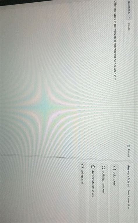 Different Types Of Permission In Android Will Be Declared In Colorsxml Activitymainxml