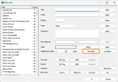 Different Sound Levels Of The Files How Normalization Works Mairlist 7 X Mairlist