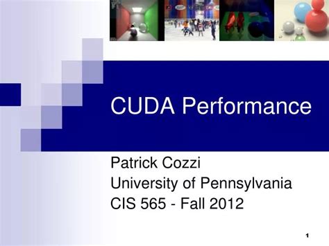 Ppt Cuda Performance Powerpoint Presentation Free Download Id2514503