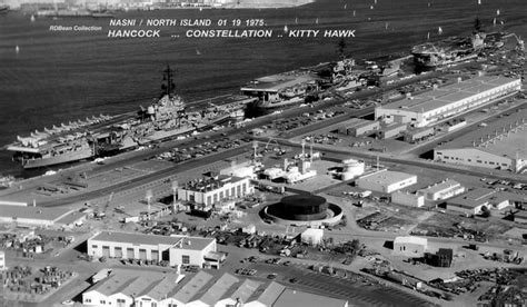 Nas North Island 19 Jan 1975 With Hancock Constellation And Kitty Hawk