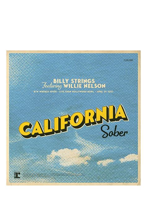 Billy Strings California Sober 12 Single Vinyl Newbury Comics