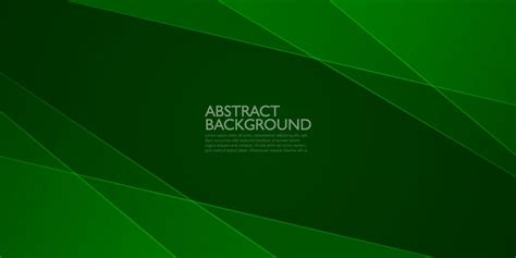 Abstract Green Overlap Background Template Vector With Overlay Lines And Shapes Dark Green