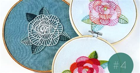 Feeling Stitchy Project A Month Finished Beginner Rose By Lolli And Grace