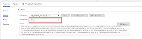 iics data preview issue with sql stored procedure