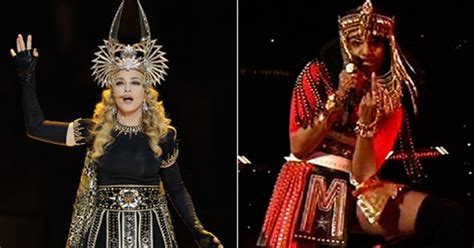 Stinkefingergate Obszöne Geste Bei Madonnas Super Bowl Megashow