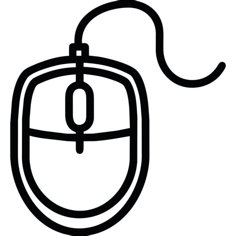 Computer Mouse Icon Isolated 55489357 Png