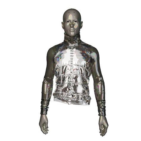 Chrome Human 3d Rendering Psd High Quality Free Psd Templates For
