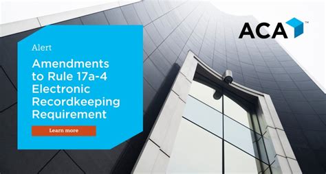 Patrycja S Savignano Cams On Linkedin Amendments To Rule 17a 4