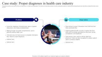 Management Of Redundant Data In Organization Case Study Proper Diagnoses PPT Template