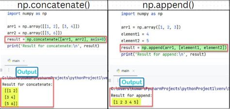 NumPy Concatenate Vs Append In Python Examples