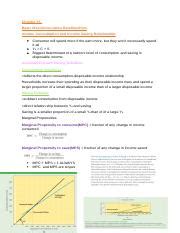 Understanding Macroeconomics Relationships Income Consumption Course Hero