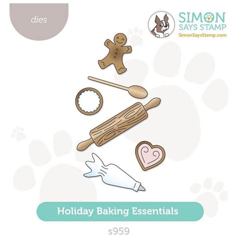 Simon Says Stamp Holiday Baking Essentials Wafer Dies S959 Festive Fun