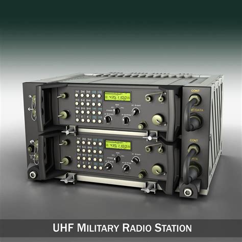 Uhf Military Radio System 3d Model By Panaristi