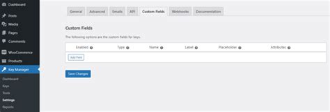 How To Add Custom Field Wc Key Manager