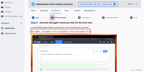 【nebulagraph】docker安装nebulagraph及入门案例 Nebulagraph Docker Csdn博客