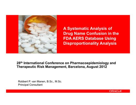 Pdf A Systematic Analysis Of Drug Name Confusion In The Fda Aers Database Using