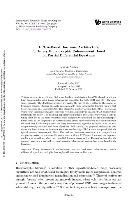 Pdf Fpga Based Hardware Architecture For Fuzzy Homomorphic