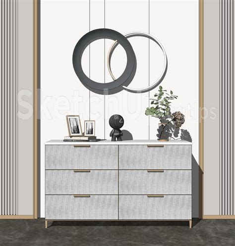 6543 Free Sketchup Console Table Model Download