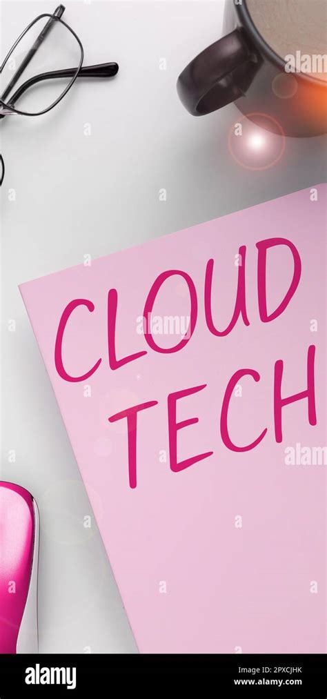Conceptual Caption Cloud Tech Business Showcase Storing And Accessing