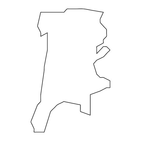 Mapa De Barceloneta División Administrativa De Puerto Rico Ilustración