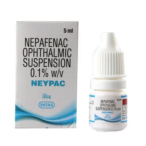 Nepacon Eye Drops The Penetration Driven Nsaid And Nepafenac 01 5ml 5