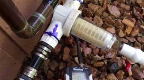 Irrigation Sediment Filter For Systems Attached To Wells Youtube
