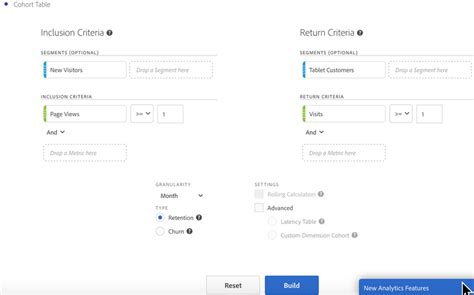 Run A Cohort Analysis Report Adobe Analytics