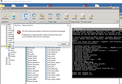 solved unknown packet type when login otland