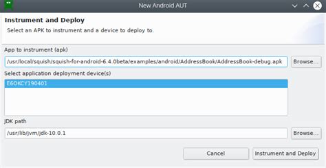 Squish For Android Tutorials Squish