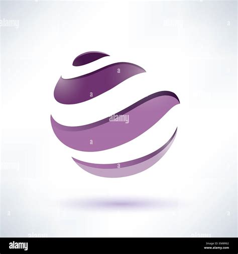 Abstract Globe Symbol Isolated Vector Icon Stock Vector Image And Art Alamy