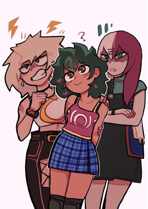 Mha Genderbend On Tumblr