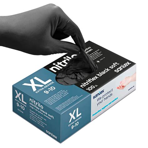 Black Nitrile Gloves Extra Large Gsw