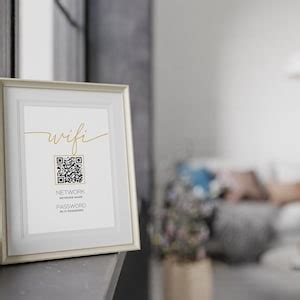 Scan Qr Code Wifi Be Our Guest Wifi Qr Wifi Password Sign Wifi QR Code Sign Wifi On The