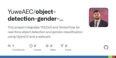 GitHub YuweAEC Object Detection Gender Classification This Project Integrates YOLOv3 And
