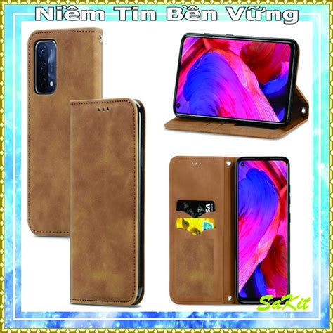 Bao da may viền ví để tền điện thoại oppo a a s a a k Hit nam châm Shopee Việt Nam