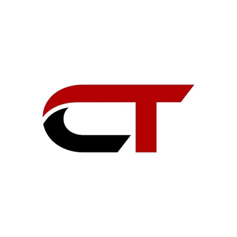 Premium Vector Ct Logo Initial Design Trendy