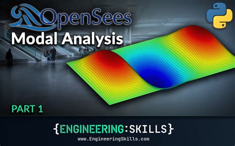 calculating floor slab vibration modes using openseespy