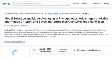 Model Selection And Model Averaging In Phylogenetics Advantages Of