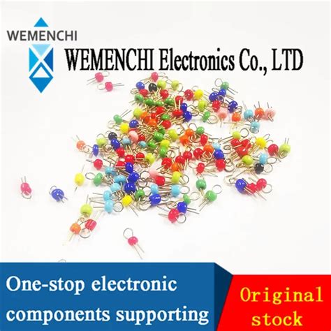 100pcs Pcb Test Point Test Point Ceramic Copper Gold Plated Probe