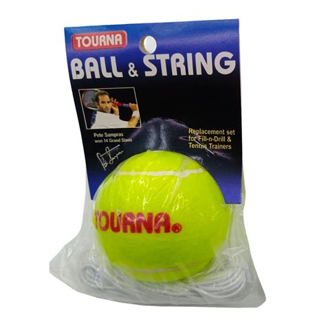 Tourna ลูกเทนนิสสำหรับฝึกซ้อม Ball And String Replacement Tennis Trainers Green 078914001529