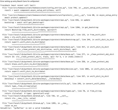 Unifi Protect Integration No Longer Getting Temp Values Configuration Home Assistant Community