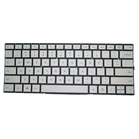 Dock Keyboard For Microsoft Surface Book 3 13 5 1900 1909 United States Us Silver Linda Parts