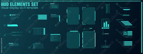 Interface Elements Hud Ui Gui Vector Callout Titles Set Futuristic Callout Bar Labels