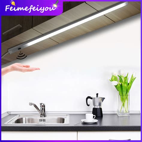 50cm Led Night Lights 5v Usb Powered Smart Led Kitchen Light Hand Scan